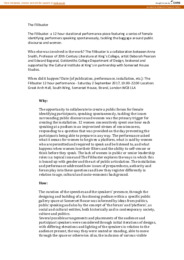 (PDF) The Filibuster