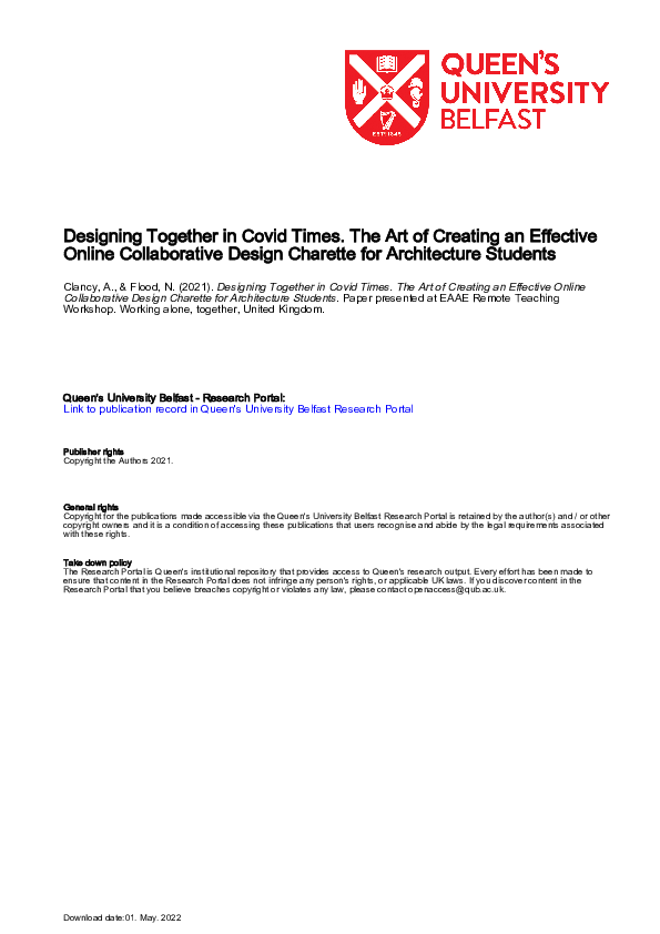 (PDF) Designing Together in Covid Times. The Art of Creating an ...