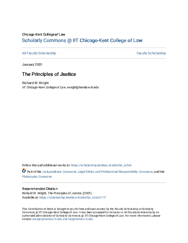 (PDF) The Principles of Justice