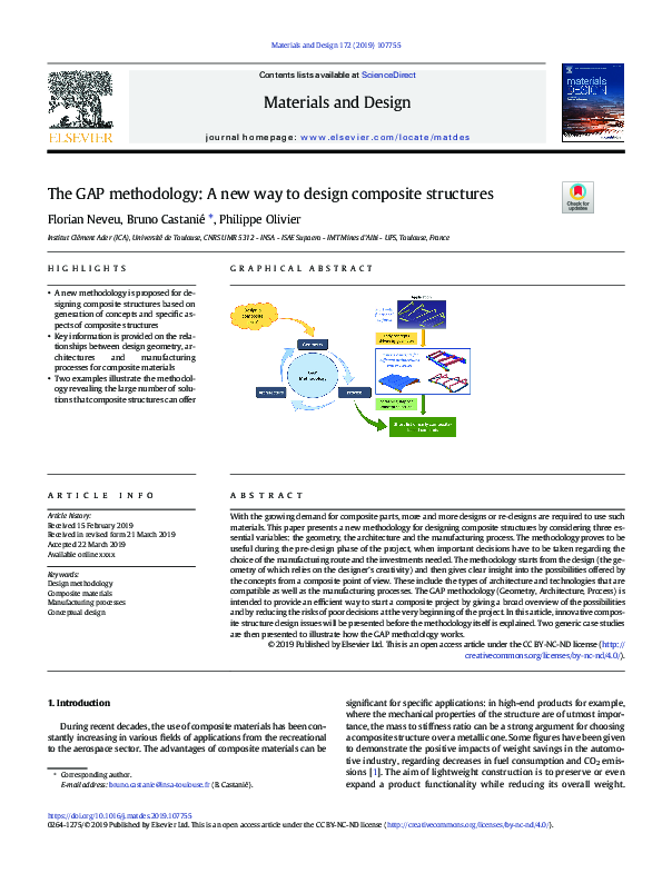 (PDF) The GAP methodology: A new way to design composite structures