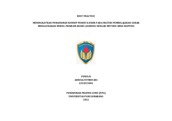 (PDF) Best Practice PPG Daljab UPGRIS 2022