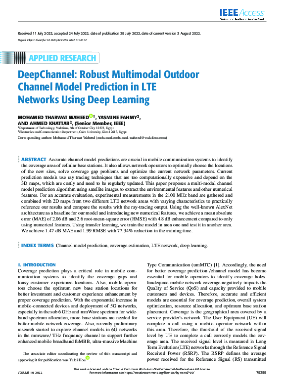 (PDF) DeepChannel: Robust Multimodal Outdoor Channel Model Prediction ...
