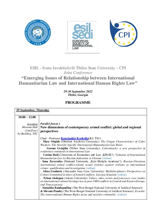 (PDF) The Use of IHL notions in the ECtHR's Georgia v Russia II case