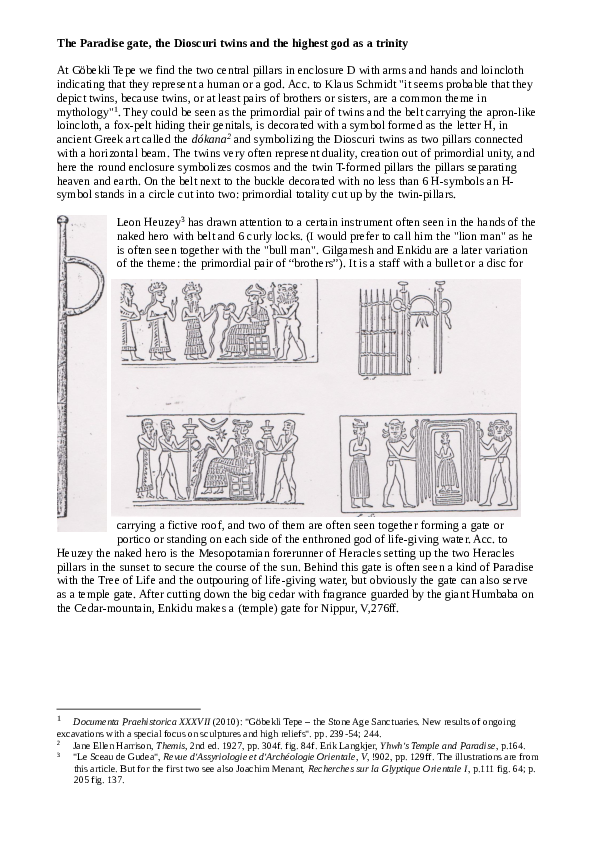 (PDF) The Paradise gate, the Dioscuri twins and the highest god as a ...