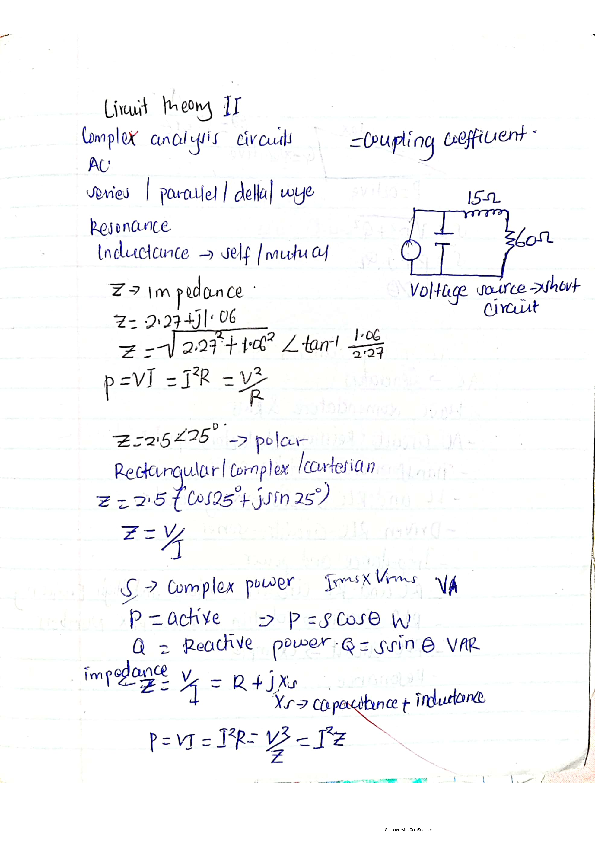 (PDF) Circuit theory II