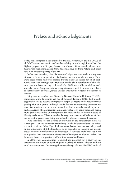 (PDF) Preface and acknowledgements