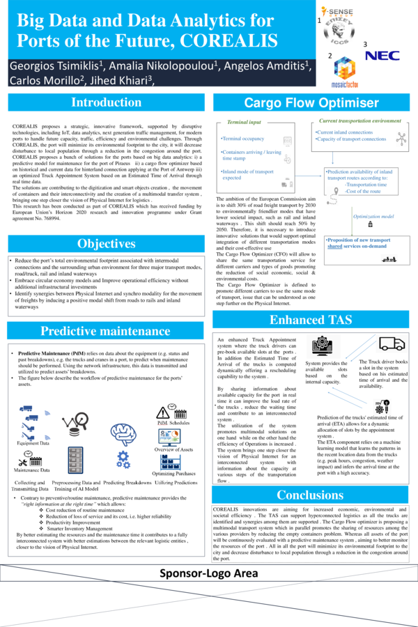 (PDF) Big Data and Data Analytics for Ports of the Future, COREALIS