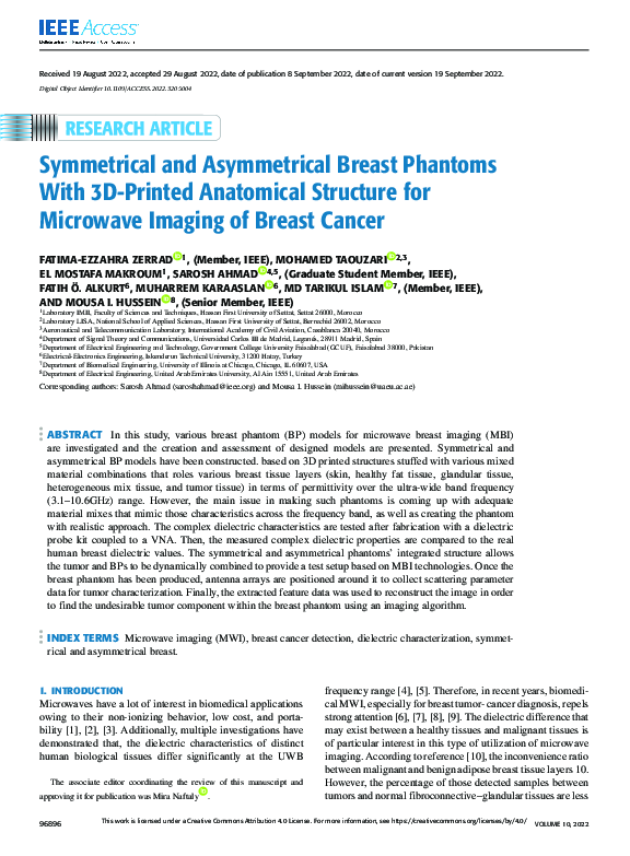 (PDF) Symmetrical and Asymmetrical Breast Phantoms With 3D-Printed Anatomical Structure for ...