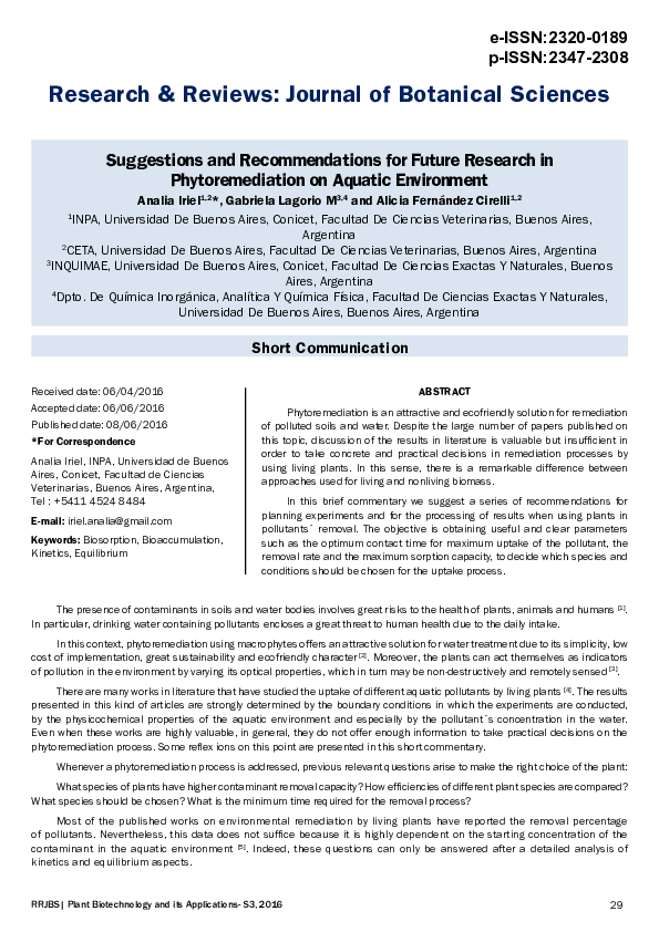 (PDF) Suggestions and Recommendations for Future Research in ...