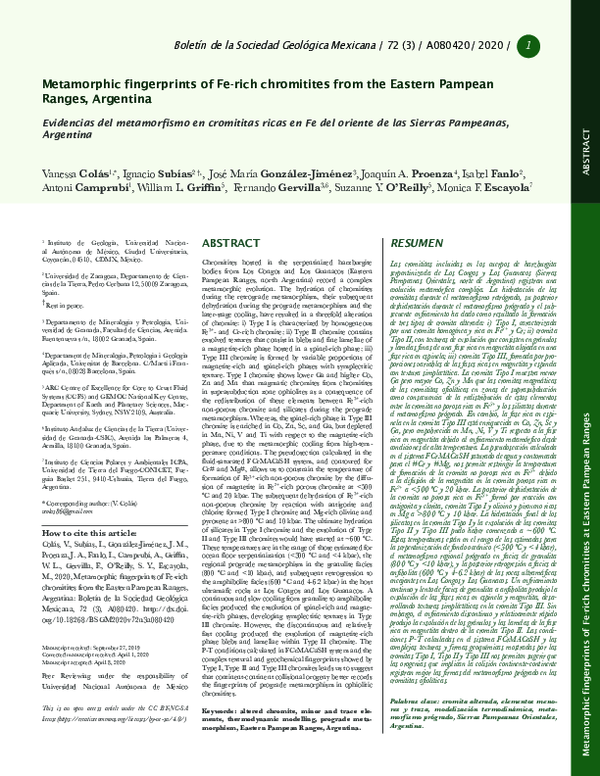 (PDF) Metamorphic fingerprints of Fe-rich chromitites from the Eastern ...