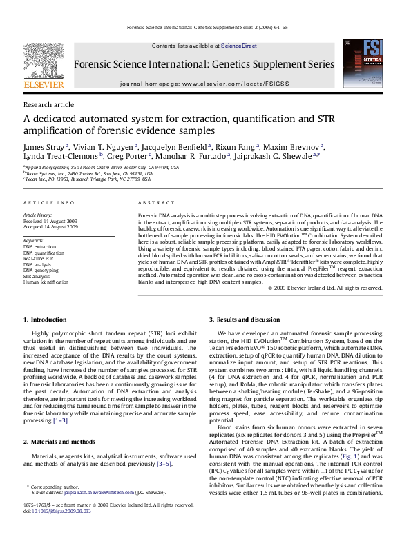(PDF) A dedicated automated system for extraction, quantification and ...