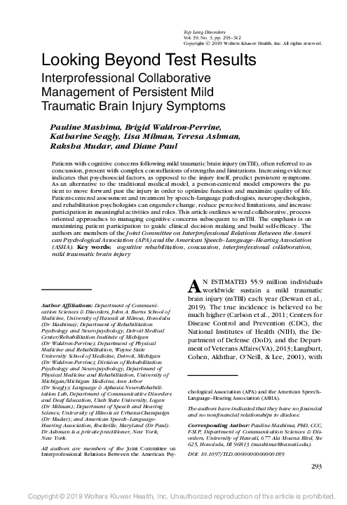 (PDF) Looking Beyond Test Results