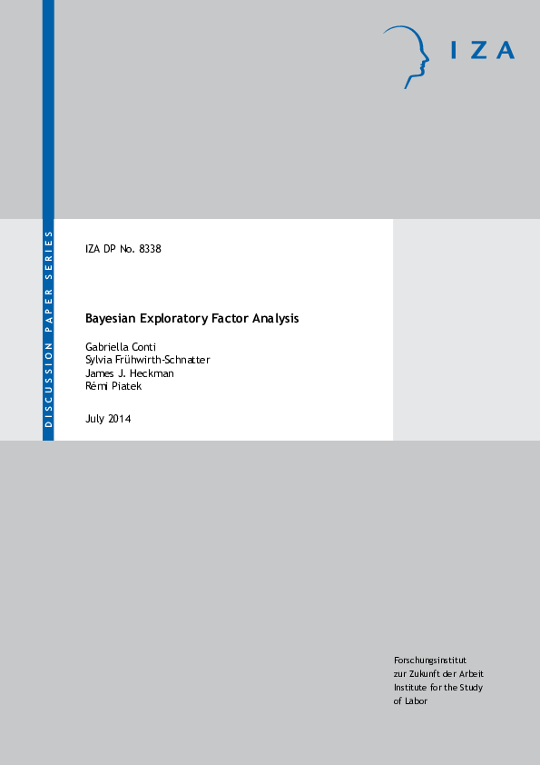 (PDF) Bayesian Exploratory Factor Analysis | Gabriella Conti - Academia.edu