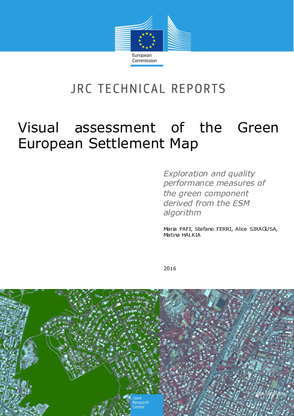 (PDF) Visual assessment of the Green European Settlement Map ...