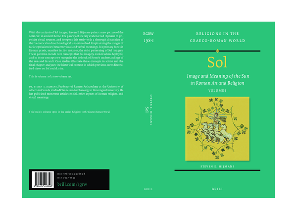 (PDF) Sol: Image and Meaning of the Sun in Roman Art and Religion, Vol ...