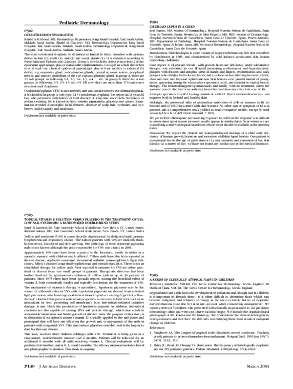 (PDF) Oculotrichodysplasia(OTD)