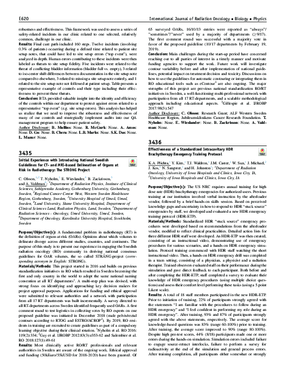 (PDF) Initial Experience with Introducing National Swedish Guidelines ...