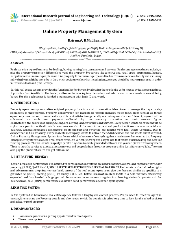 (PDF) Online Property Management System