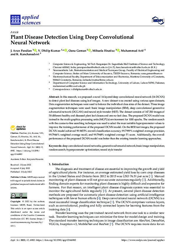 (PDF) Plant Disease Detection Using Deep Convolutional Neural Network (PDF) Plant Disease Detection Using Deep Convolutional Neural Network