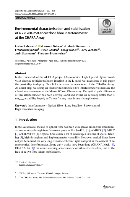 (PDF) Environmental characterisation and stabilisation of a 2×200-meter ...