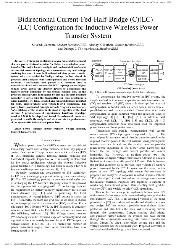 (PDF) Bidirectional Current-Fed Half-Bridge (C) (LC)–(LC ...