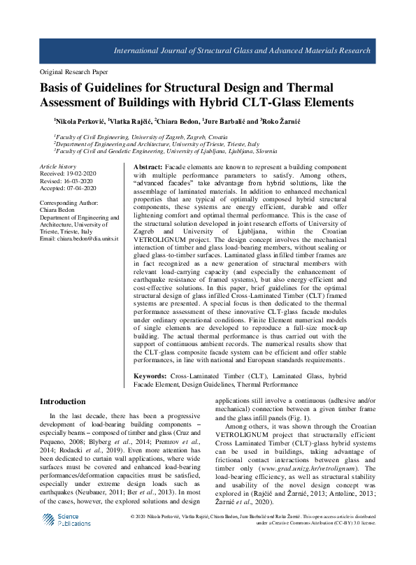 (PDF) Basis of Guidelines for Structural Design and Thermal Assessment ...