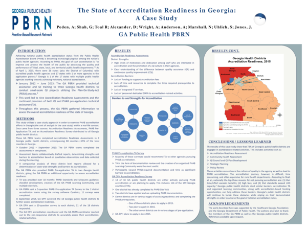 (PDF) The State of Accreditation Readiness in Georgia: A Case Study ...