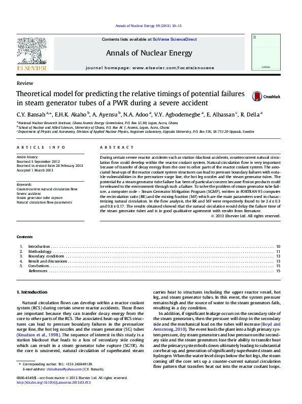 (PDF) Theoretical model for predicting the relative timings of ...
