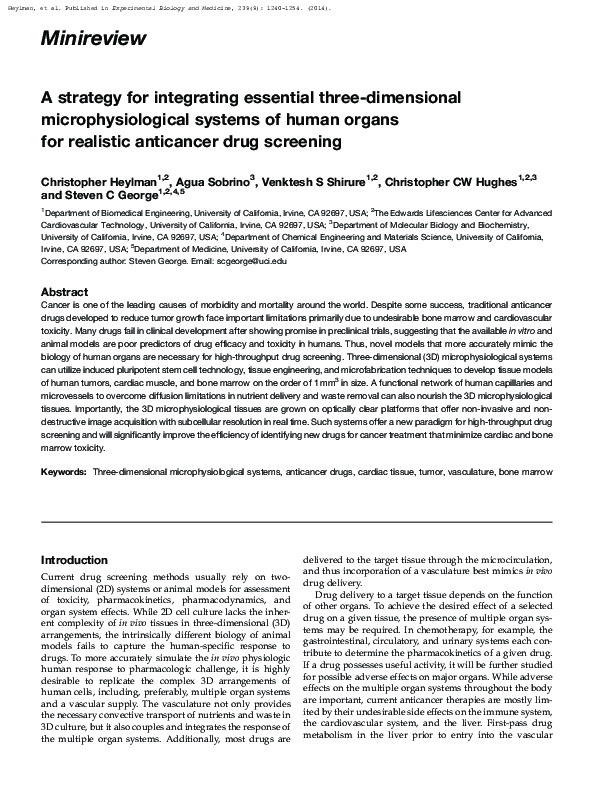 (PDF) A strategy for integrating essential three-dimensional ...
