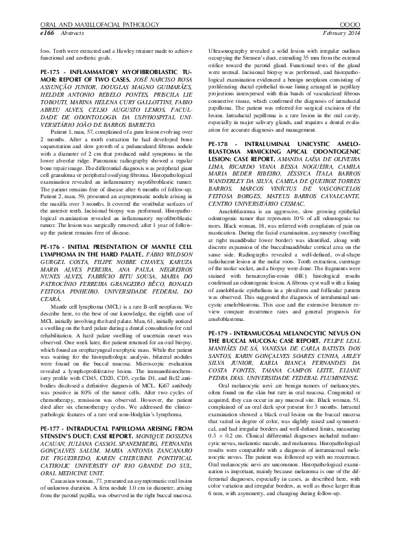 (PDF) Intramucosal Melanocytic Nevus on The Buccal Mucosa: Case Report