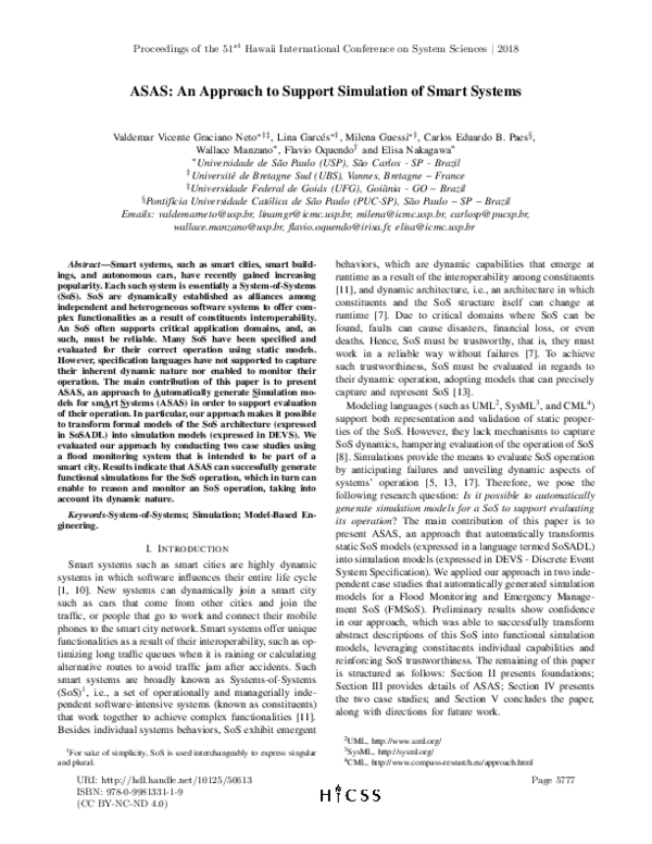 (PDF) ASAS: An Approach to Support Simulation of Smart Systems