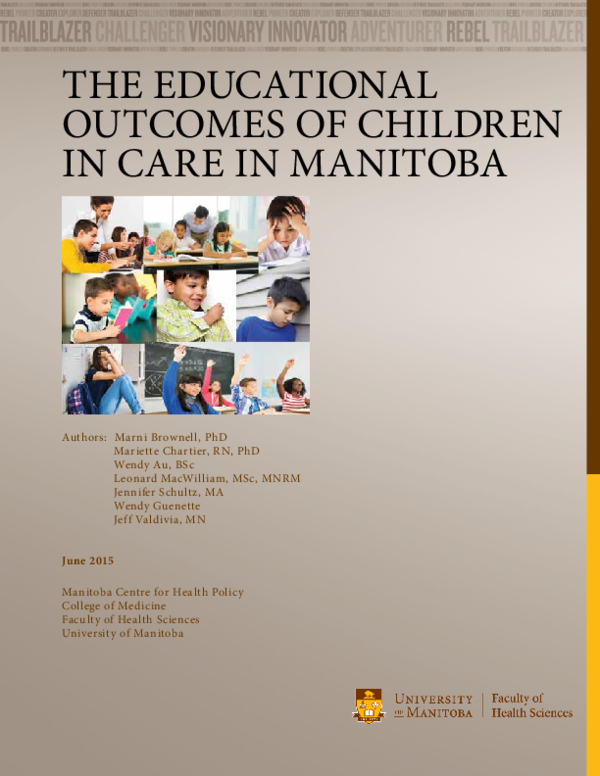 (PDF) Using Linked Administrative Data to Examine the Educational Outcomes of Children in Care ...