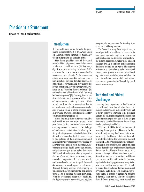 (PDF) Health Informatics in Developing Countries: A Review of ...
