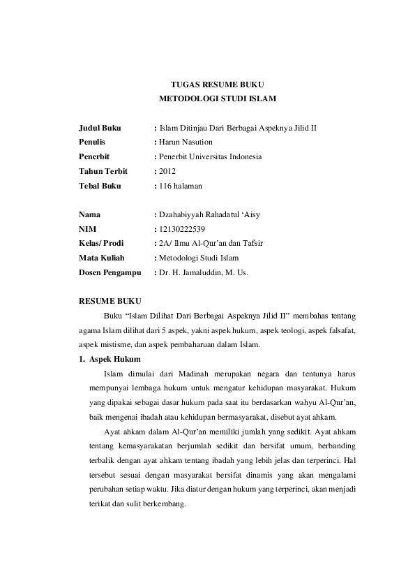 (PDF) TUGAS RESUME BUKU
