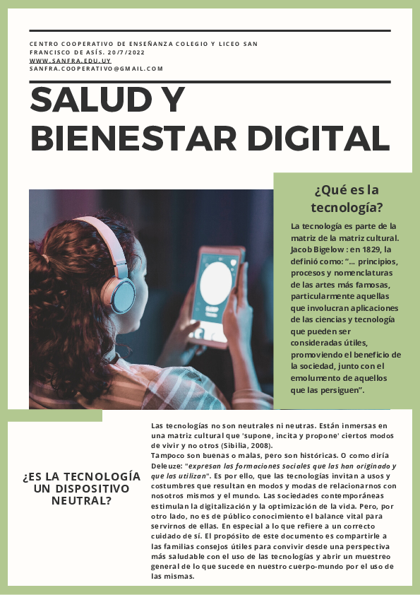 (PDF) Salud y Bienestar Digital