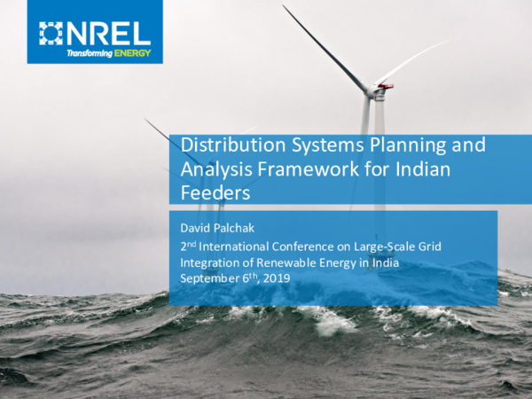 (PDF) Distribution Systems Planning and Analysis Framework for Indian Feeders