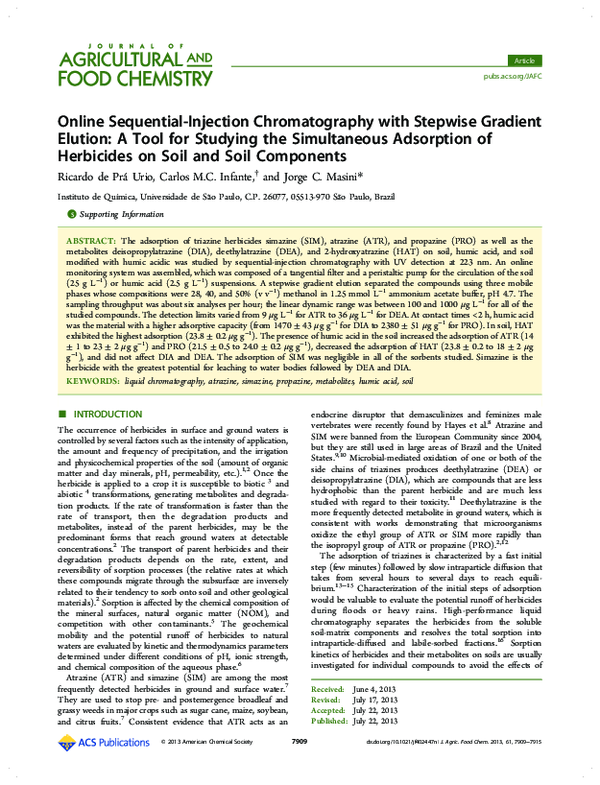 Pdf Online Sequential Injection Chromatography With Stepwise Gradient Elution A Tool For