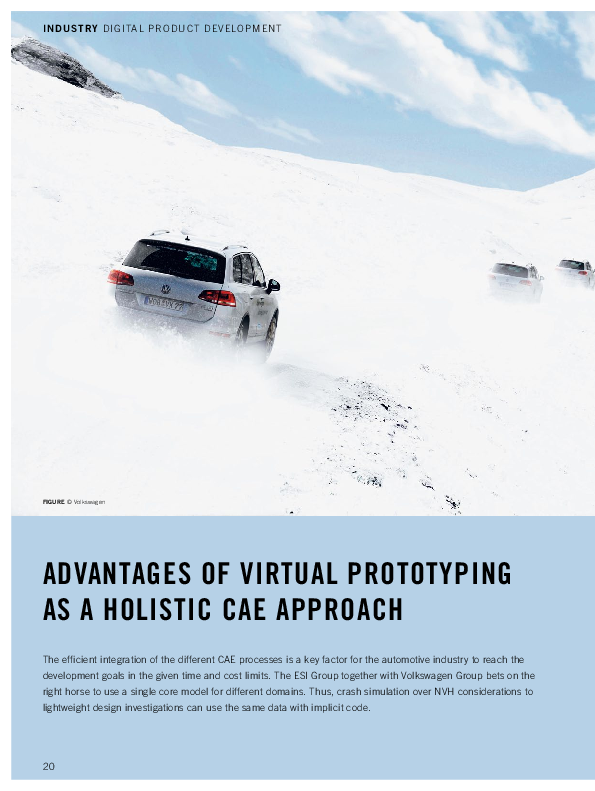 (PDF) Advantages of Virtual Prototyping as a Holistic CAE Approach
