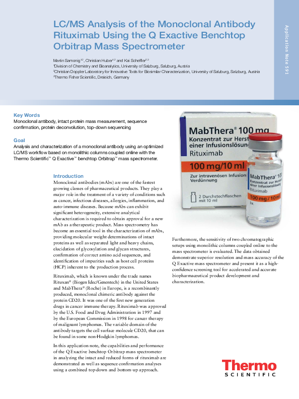 (PDF) Quantitative Bioanalysis of Intact Large Molecules using Mass ...
