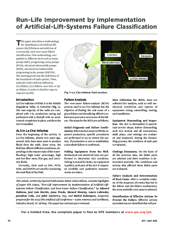 (PDF) Run Life Improvement by Implementation of Artificial Lift Systems ...