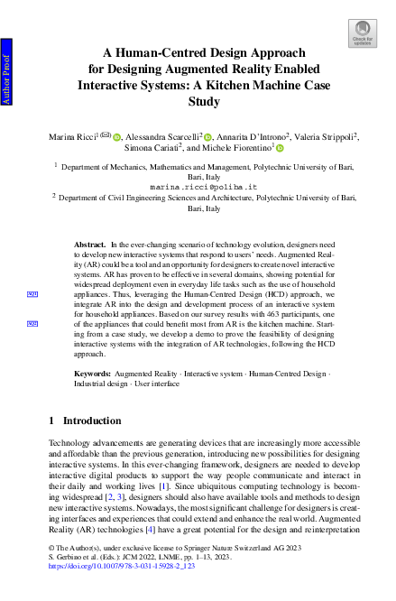 (PDF) A Human-Centred Design Approach for Designing Augmented Reality ...