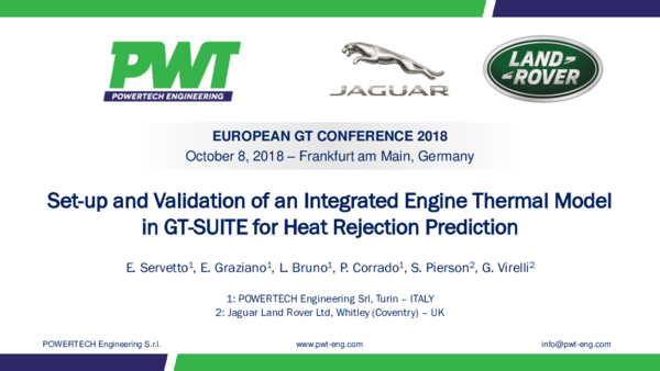 (PDF) Set-Up and Validation of an Integrated Engine Thermal Model in GT ...