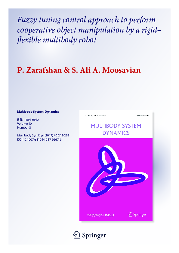 (PDF) Fuzzy tuning control approach to perform cooperative object manipulation by a rigid ...