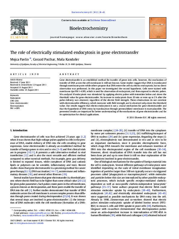 (PDF) Bioelectrochemistry 83 (2012) 38–45 Contents lists available at ...