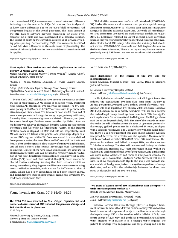 (PDF) Two years of experience of Y90 microspheres SIRT therapies – A ...