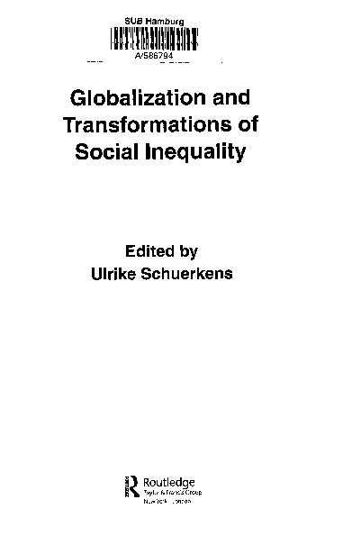 (PDF) Globalization and Transformations of Social Inequality
