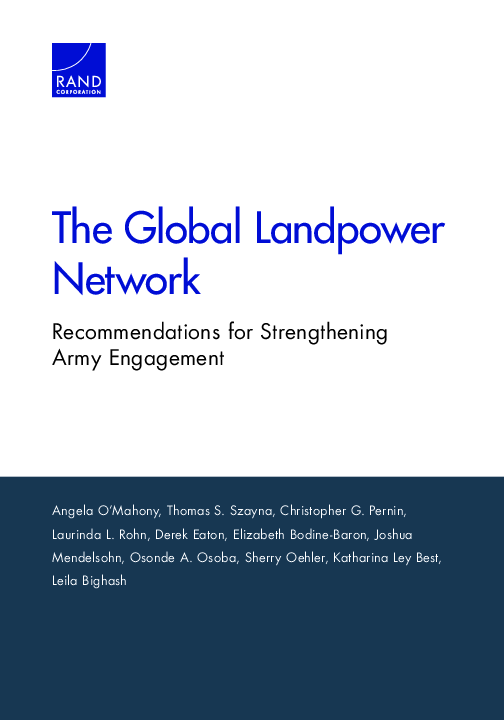 (PDF) The Global Landpower Network: Recommendations for Strengthening ...