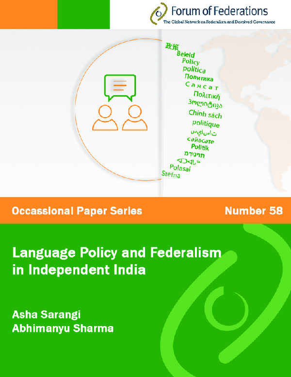 (PDF) Language Policy and Federalism in Independent India