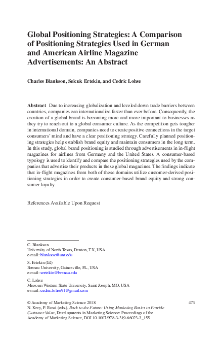 (PDF) Global Positioning Strategies: A Comparison of Positioning ...