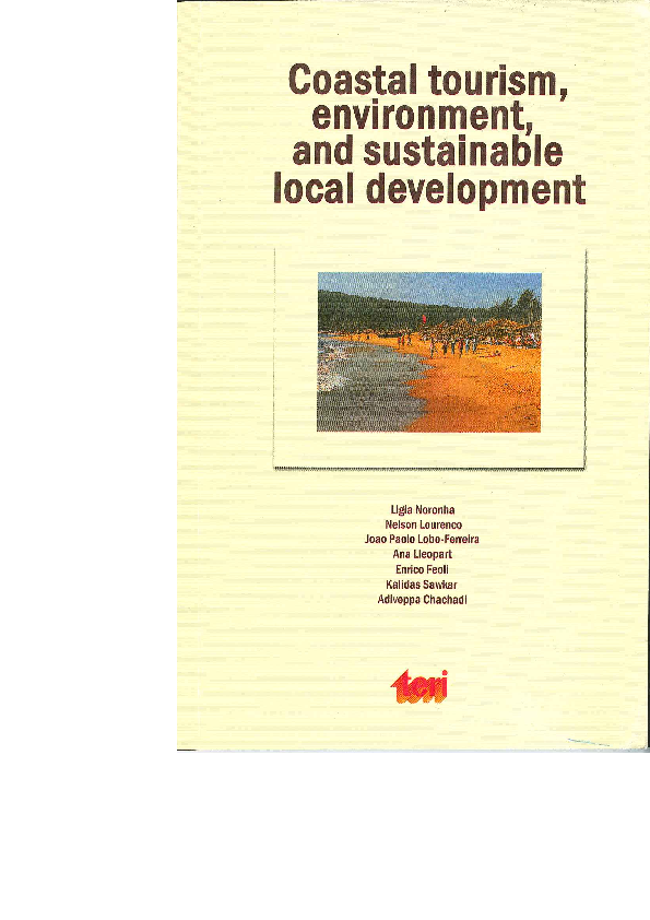 (PDF) Coastal tourism, environment, and sustainable development-a road map